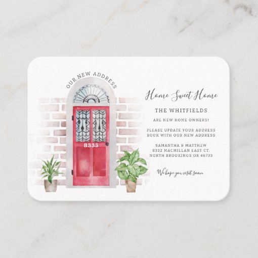 We've Moved Watercolor Moving Announcement | Zazzle