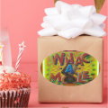 Whack a Mole Carnival Game Oval Sticker | Zazzle