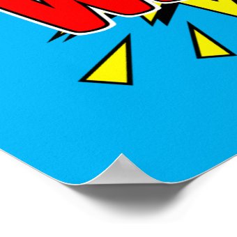 Whack - Comic Sign / Poster | Zazzle