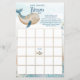 Whale Baby Shower Bingo Game | Zazzle