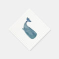 Whale Ocean Paper Napkin | Zazzle