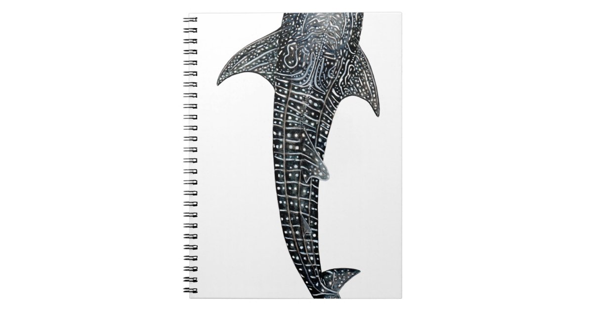 Whale shark notebook | Zazzle