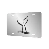Whale Tail License Plate | Zazzle