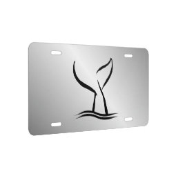 Whale Tail License Plate | Zazzle