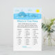 Whale What's in your purse game baby shower | Zazzle