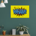 Wham - Comic Sign / Poster | Zazzle