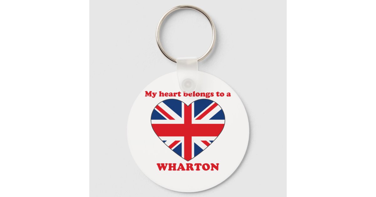 Wharton Keychain | Zazzle