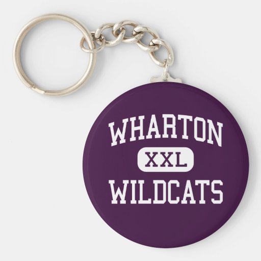 Wharton - Wildcats - High School - Tampa Florida Keychain | Zazzle