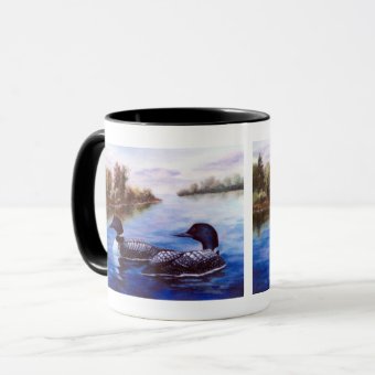 What A Pair Loon mug | Zazzle