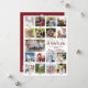 What A Year Oversized Photo Collage Captions Holiday Card | Zazzle