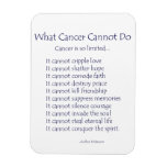 What Cancer Cannot Do Poem Fabric Print Material | Zazzle