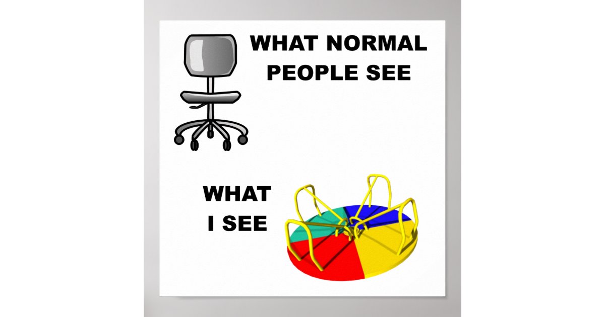 What I See Funny Poster | Zazzle