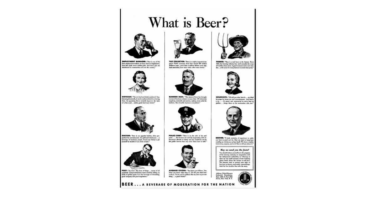 What is Beer? Postcard | Zazzle.com