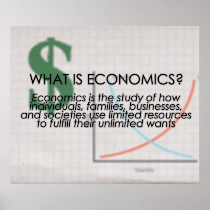 What is Economics? *UPDATED* Poster | Zazzle