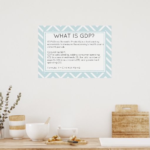 What is GDP Economics Poster | Zazzle