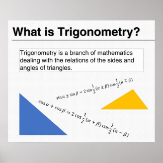 Trig Posters | Zazzle