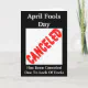 What No April Fools Day? Card | Zazzle