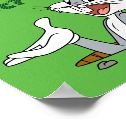 WHAT’S UP DOC?™ BUGS BUNNY™ Rabbit Hole Poster | Zazzle