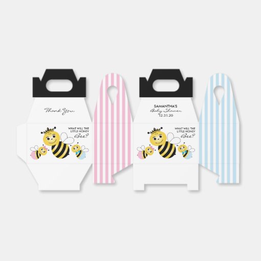 What Will The Little Honey Bee Favor Boxes | Zazzle