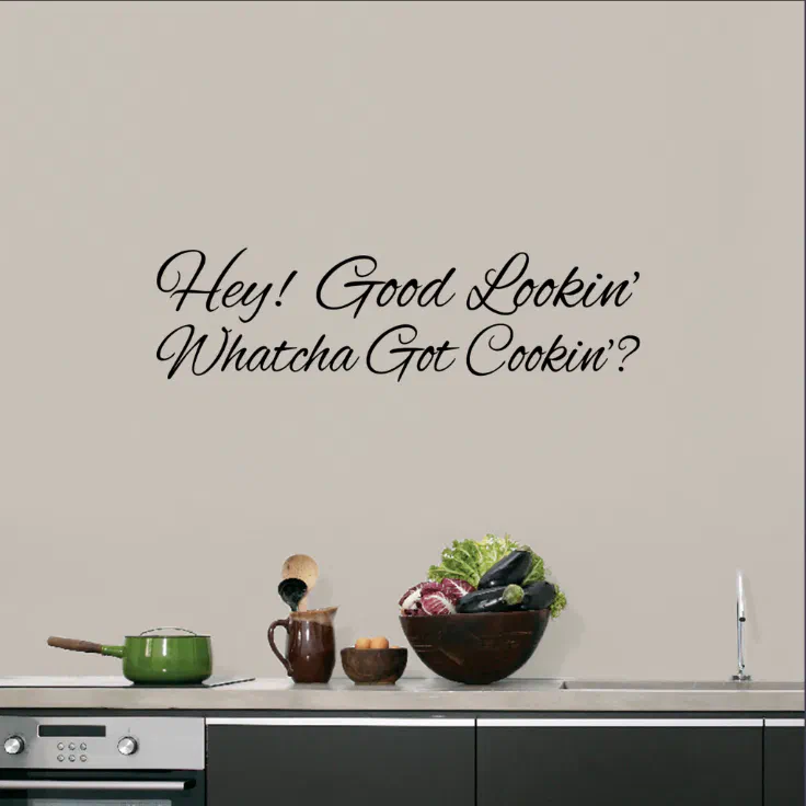 Whatcha Got Cooking? Wall Decal | Zazzle