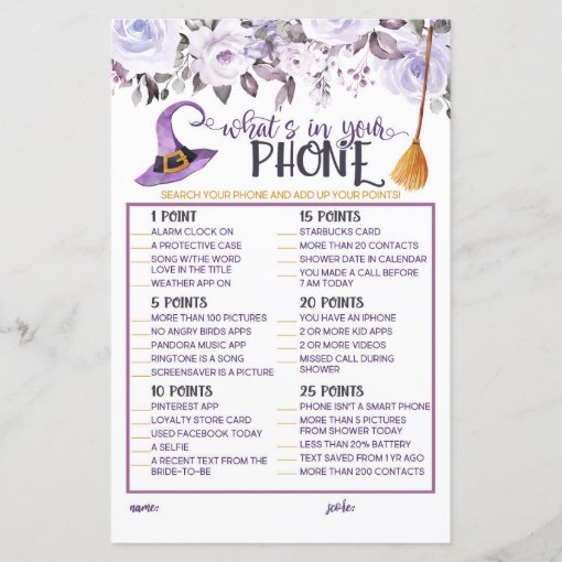 What's in Your Phone This Witch is Getting Hitched | Zazzle