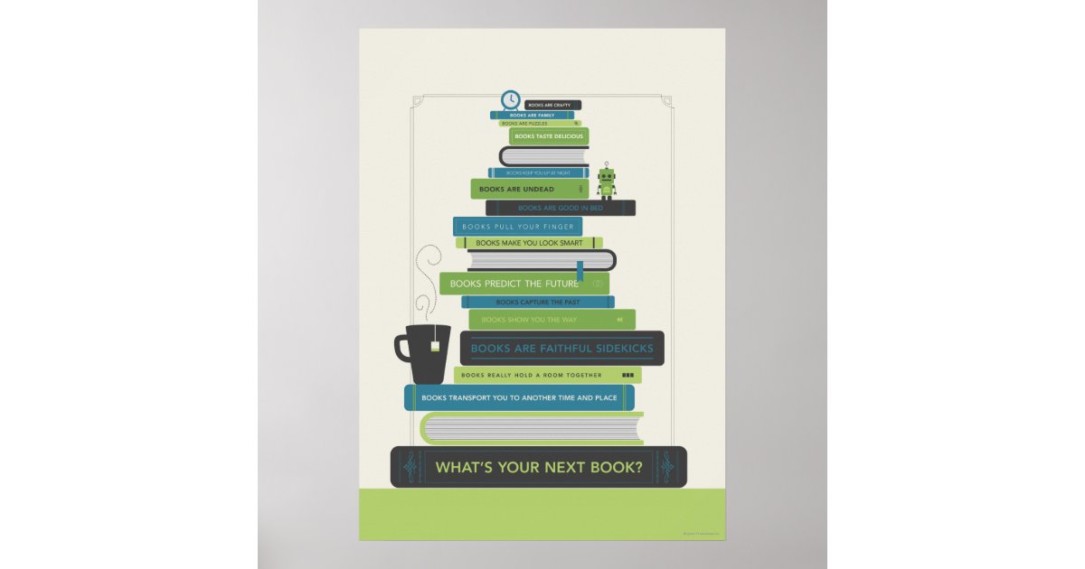 What's Your Next Book? Poster | Zazzle