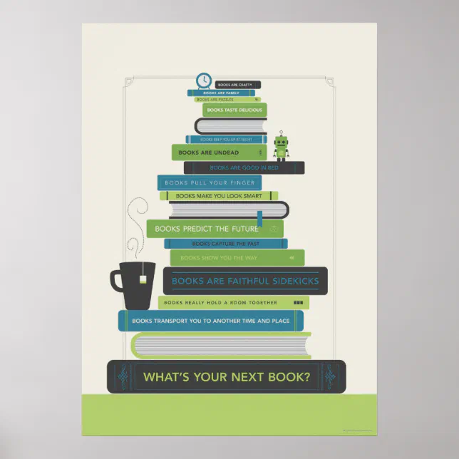 What's Your Next Book? Poster | Zazzle