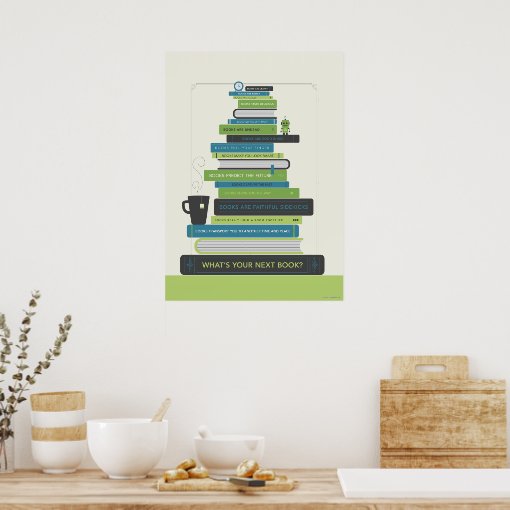 What's Your Next Book? Poster | Zazzle