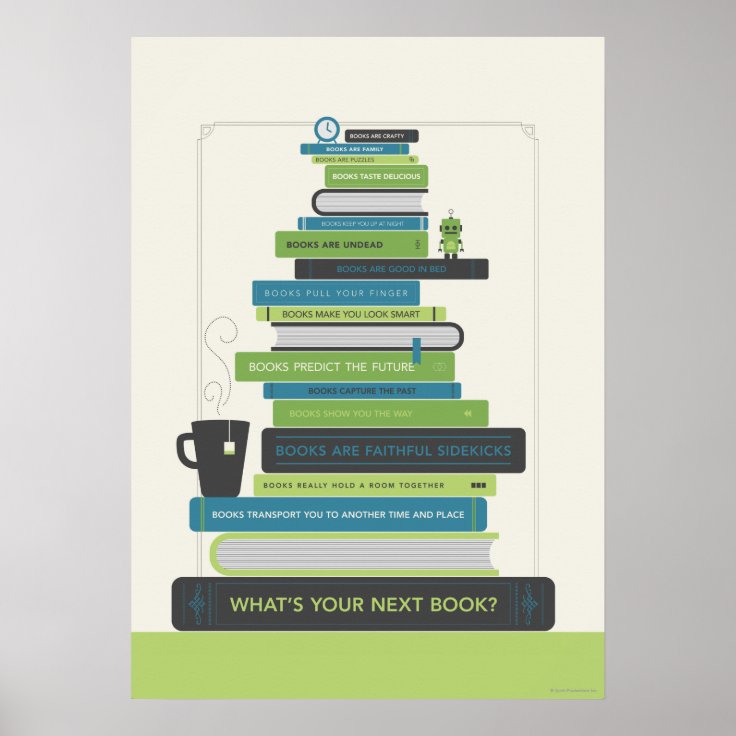 What's Your Next Book? Poster | Zazzle
