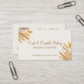 Wheat Bread Bakery Pastry Business Card | Zazzle