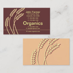 Wheat Business Card | Zazzle