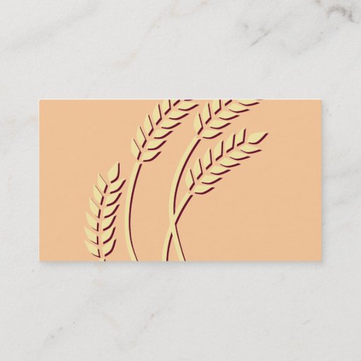 Wheat Business Card | Zazzle