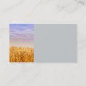wheat field business card template double sided | Zazzle