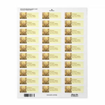 Wheat Mailing Labels | Zazzle