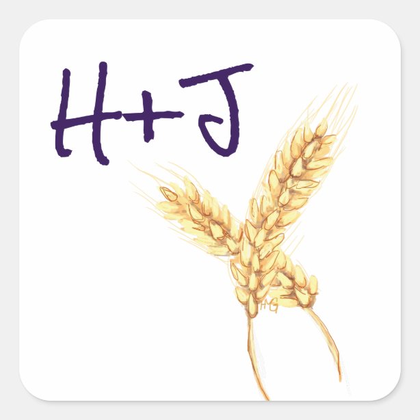 Wheat Stickers | Zazzle
