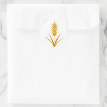Wheat Sticker | Zazzle