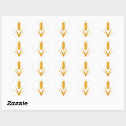 Wheat Sticker | Zazzle