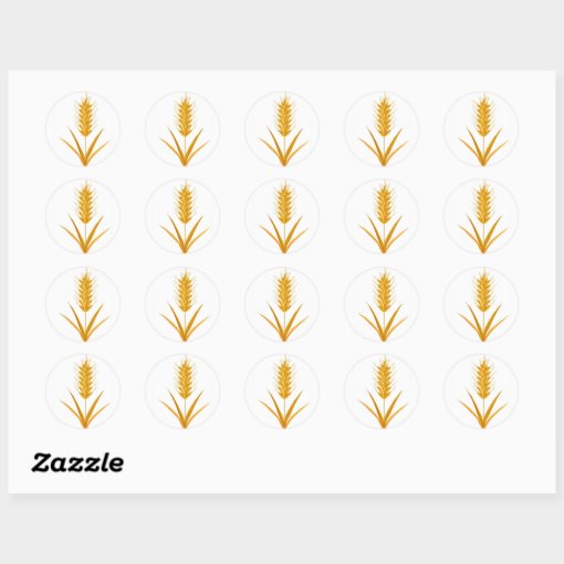Wheat Sticker | Zazzle