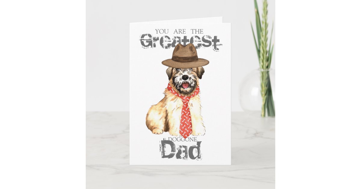 Wheaten Dad Card | Zazzle