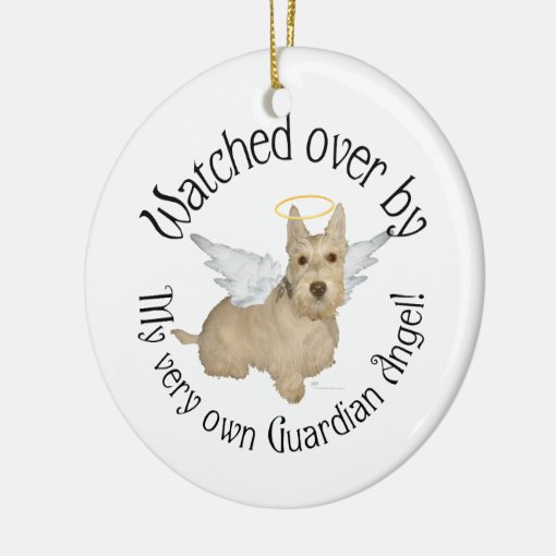 Wheaten Scottish Terrier Angel Ornament | Zazzle