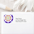 Wheel of Dharma Label | Zazzle