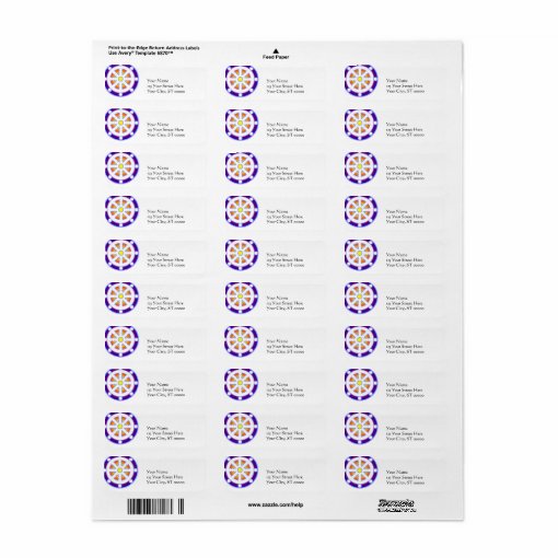 Wheel of Dharma Label | Zazzle