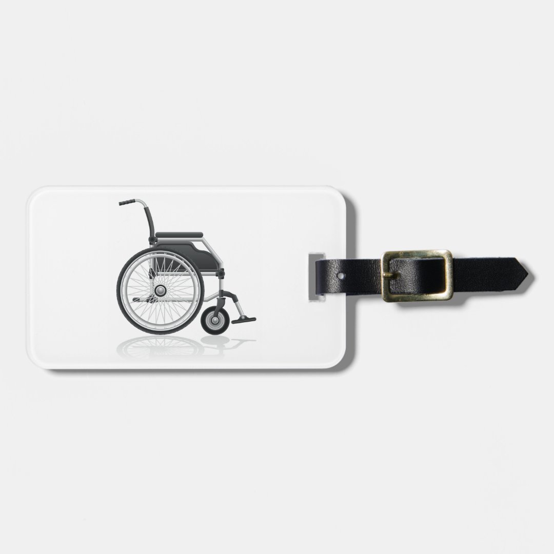 Wheelchair Luggage Tags | Zazzle