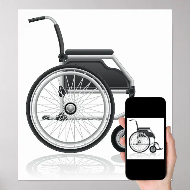 Wheelchair Poster | Zazzle