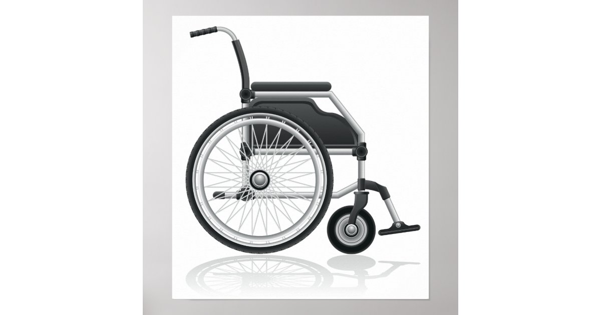 Wheelchair Poster | Zazzle