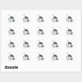 Wheelchair Stickers | Zazzle