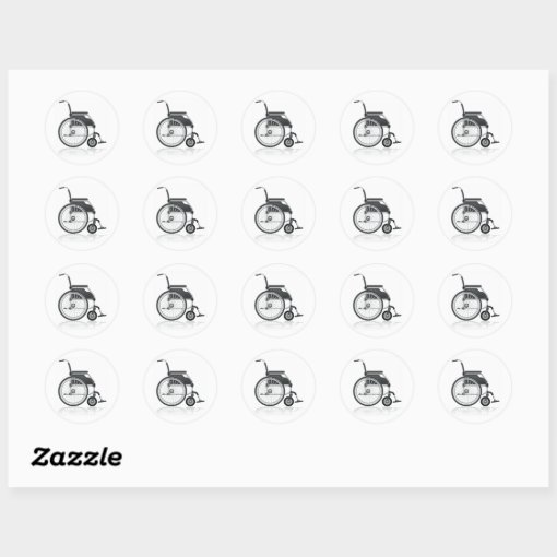Wheelchair Stickers | Zazzle