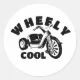 Wheely Cool Big Wheel Round Stickers | Zazzle