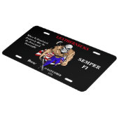 When It Absolutely Positively Has To Be Destroyed License Plate | Zazzle