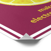 When life gives you lemons, make a battery poster | Zazzle